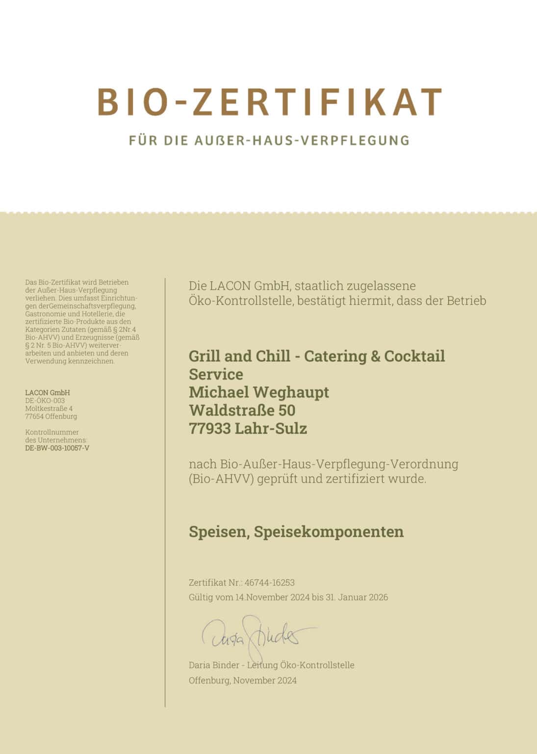 Grillen und Chillen - Grill and Chill